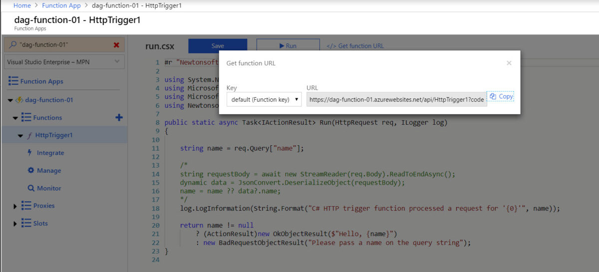 Call an Azure Function from Dynamics 365 for Finance and Operations ...
